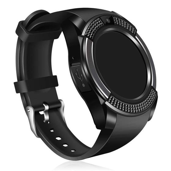 Relogio SmartWatch Inteligente V8 Bluetooth Camera Celular Cartao ...