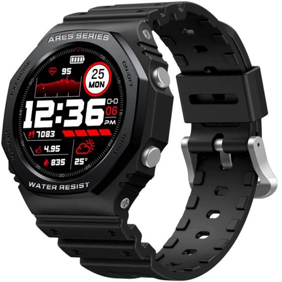 Relógio Smartwatch Masculino Shock Retro Vintage Zeblaze Rugged Preto ...