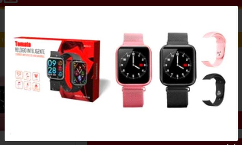 Relogio Smartwatch Mtr-80 Tomate - Tomate - Smartwatch e Acessórios ...