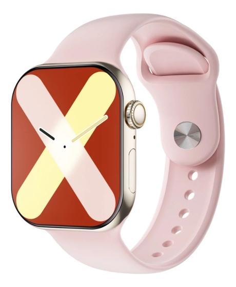 Relogio Smartwatch S10 Serie Rosa 10 Chatgpt Original Resistente A Agua Troca Pulseiras e Foto ...