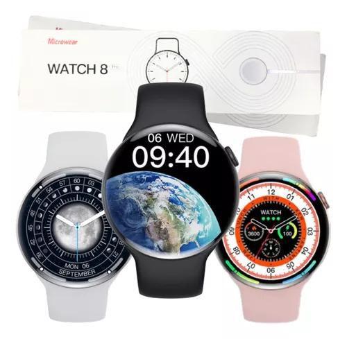 Relogio SMartwatch W28 Pro Redondo Serie 8 Com NFC Comando de Voz ...