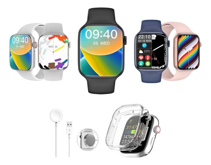 Relógio Smartwatch W29 Pro Series 9 Lançamento 2024 Nfc Gps Gpt ...