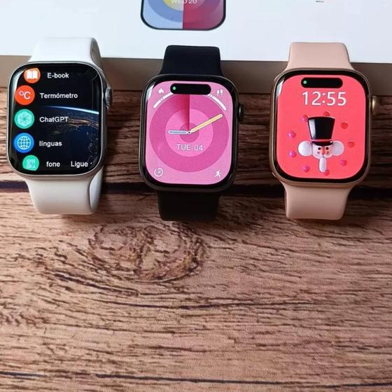 Relógio Smartwatch W99+ Plus 2 Pulseiras 45mm Serie 9 Amoled Chatgpt Original - COSTATECH ...