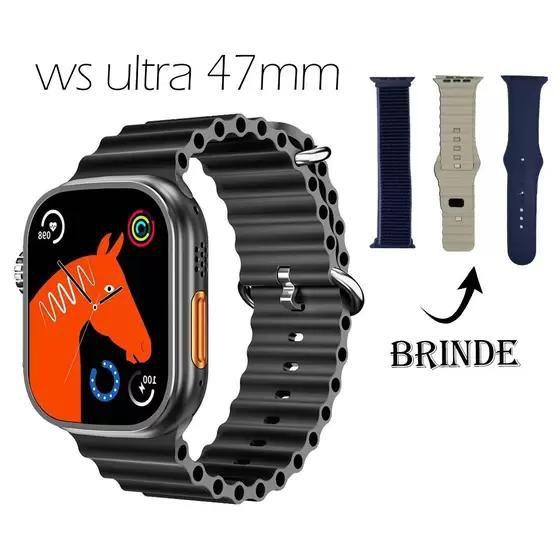 Relógio Smartwatch WS Ultra 47mm Lançamento 2024 Masculino Feminino C ...