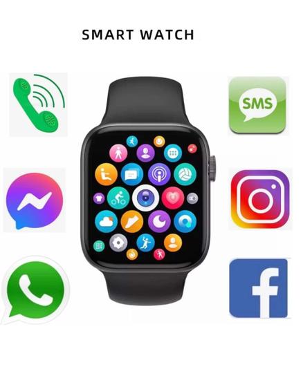 Relógio Smartwatch X8 Max Infinity Series 7 44mm Preto - Mike ...