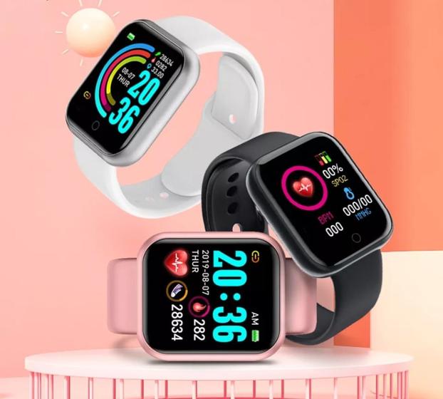 Relógio Smartwatch Y68 Fit Pro Feminino Masculino C/ Whatsap - FitPro ...