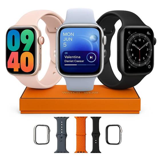 RELOGIO Smartwtch W59 Mini Serie 9 41mm Com Dynamic Island Jogos ...