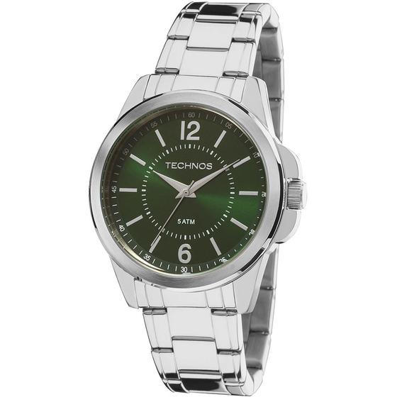 Relógio Technos Classic Steel Analógico Verde 2035MDE/1V - Relógio ...