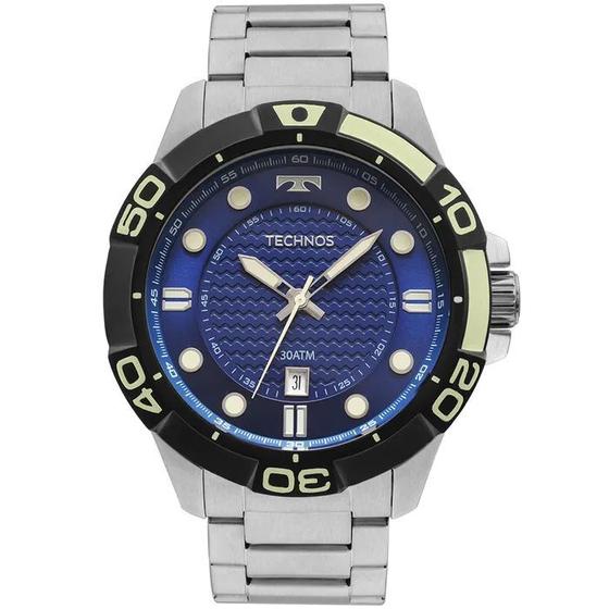 Relógio Technos Masculino Performance Acqua Prata 2315KZQ0A - Relógio ...
