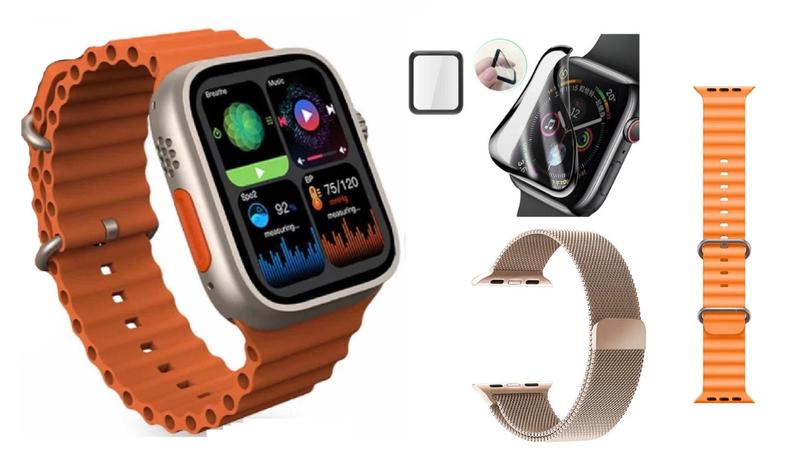 Relógio X8 Ultra Watch 8 Smartwatch Acompanha Pulseira Extra Pelicula ...