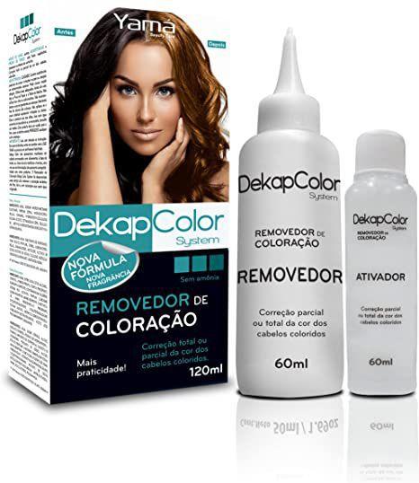Removedor de Coloração de Cabelo Dekap Color Yama 120ml - Coloração de ...