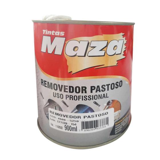 Removedor Pastoso de Tinta em Metal e Madeira Maza 900ml - Removedor de ...