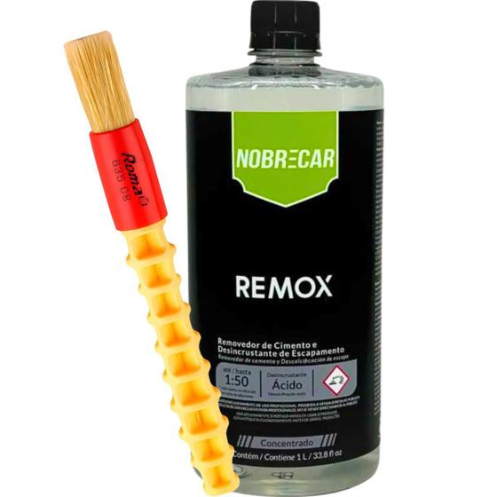 Remox 1l Limpador Acido Concentrado Removedor de Cimento Desincrustante ...