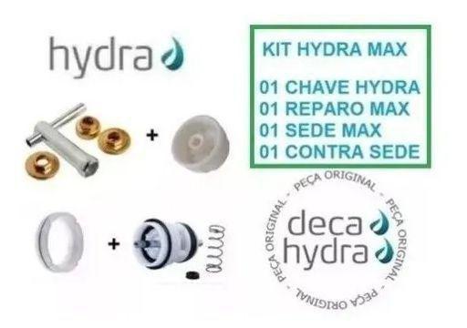 Reparo Hydra Max 2550+sede+contra-sede+chave Hydra Original - DECA/HYDRA - Reparo para Descarga ...