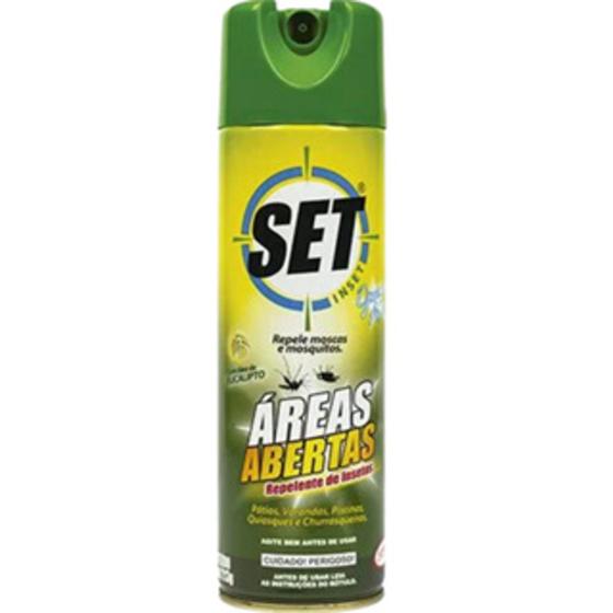 Repelente de Insetos Aerosol Áreas Abertas 300ml Set Inset - Repelente ...