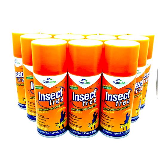 Repelente de Insetos Insect Free Spray caixa c/12 Un. 150ml - domline ...