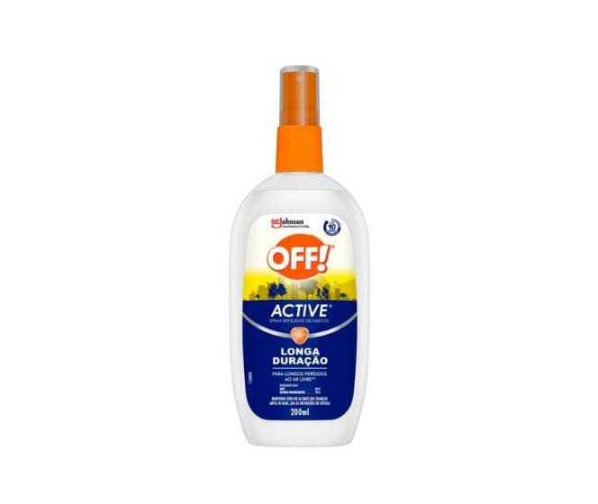 Repelente De Insetos Off Active Longa Duração Spray 200ml - Repelente ...