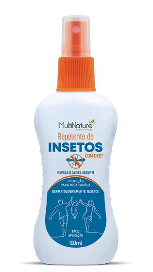 Repelente de insetos Spray DEET 100ml MultiNature - Repelente ...