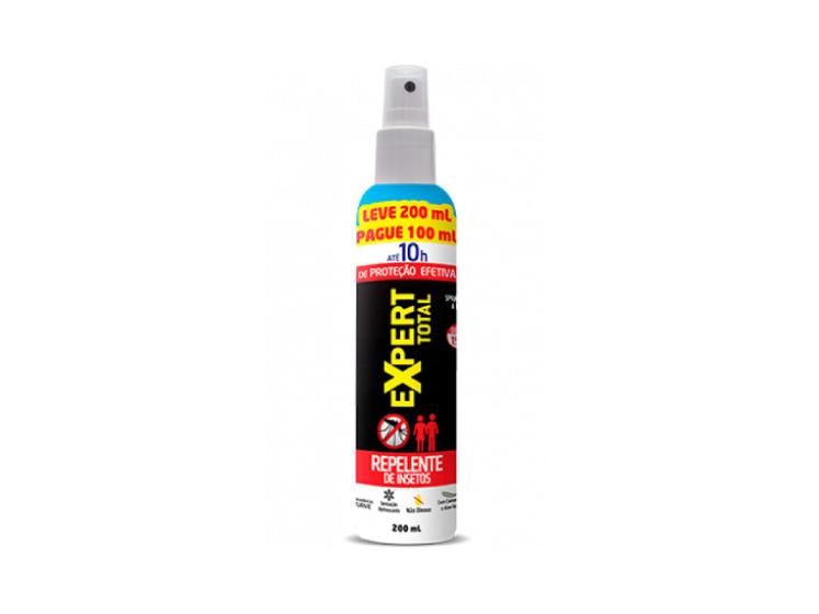 Repelente De Insetos Spray Expert Total 10H 200Ml - Nutriex - Repelente ...