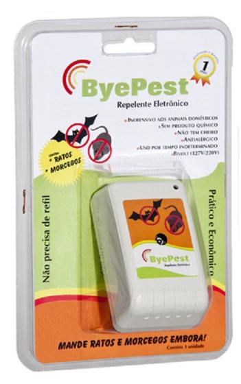 Repelente Eletrônico ByePest - Ratos e Morcegos - Legon - Repelente ...