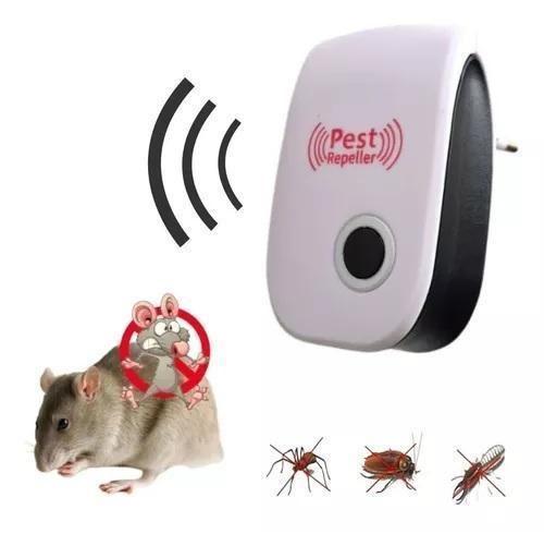 Repelente Eletrônico Ultrassônico Espanta Ratos E Insetos - Pest ...