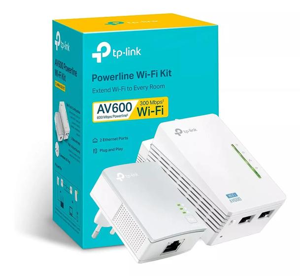 Repetidor De Sinal Wi-fi Powerline Av600 Tp-link Tl-wpa4220 Bivolt ... Repetidor De Sinal Wi-fi Powerline Av600 Tp-link Tl-wpa4220 Bivolt ...