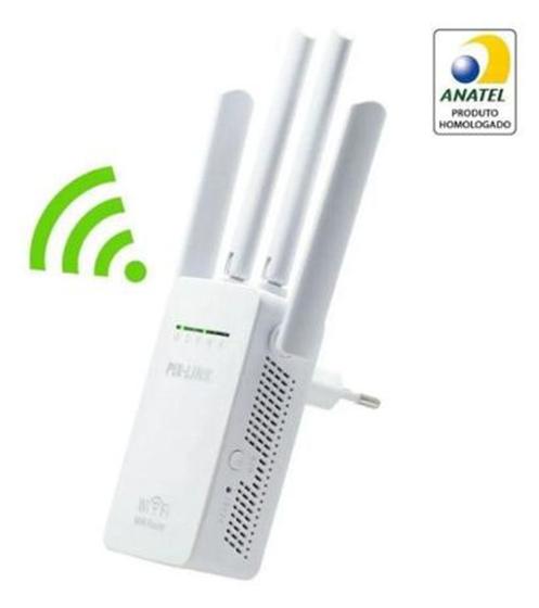 Repetidor Wifi 4 Antenas Amplificador Sinal 2800m Original - Pix-Link ...