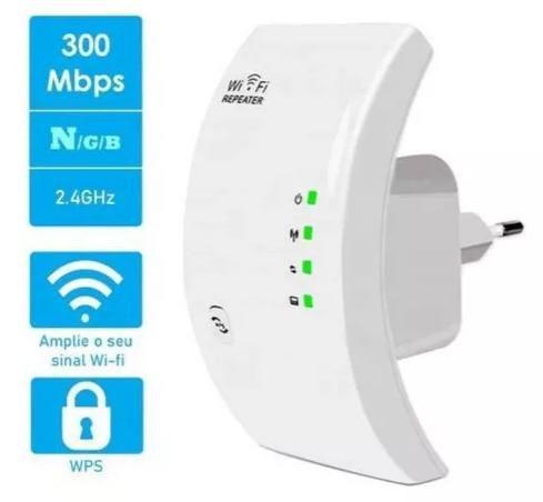 Repetidor Wifi Amplificador Sinal 300mbps Extensor de Rede - Wireless N ...