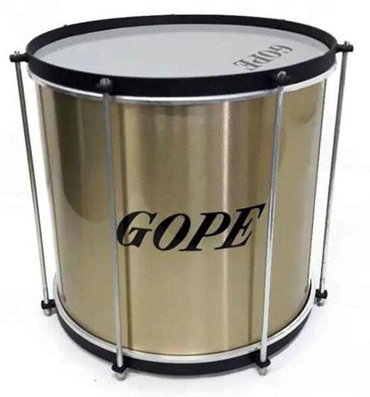 Repinique Gope Dourado Tambor Bateria Percussão 30cm x 12" - Repique ...