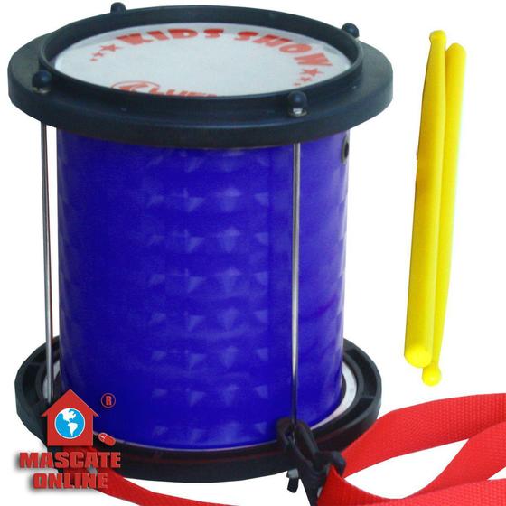 Repinique infantil PVC 6 pol azul Luen Kids Bacurinha Instrumento ...