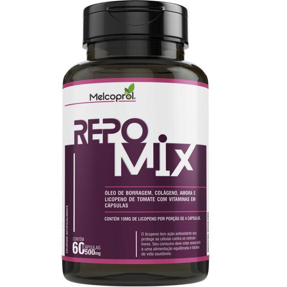 REPOMIX BLEND BORRAGEM AMORA COLÁGENO LICOPENO Melcoprol - Óleo de Borragem - Magazine Luiza