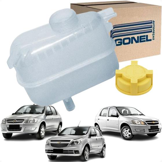 Reservatorio Agua Radiador C/Tampa GM Agile Celta Prisma - GONEL ...