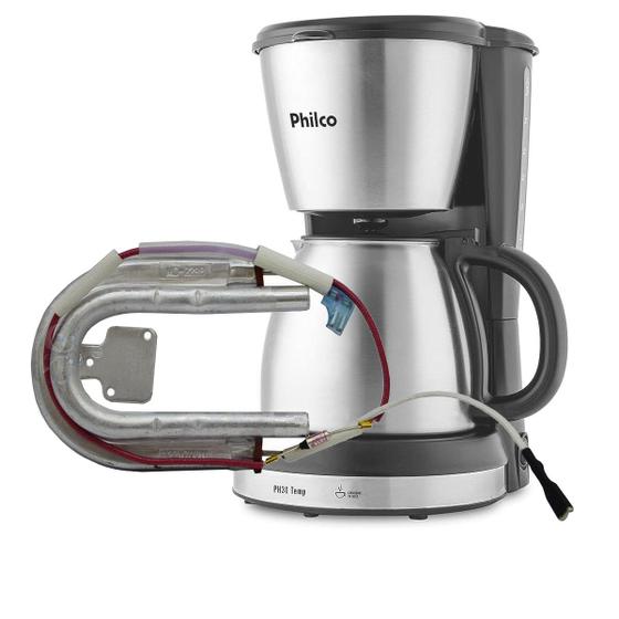 Resistência cafeteira philco / britania 127v 700w ph30 / phd40 / cp38 / bcf38vi thermo inox md ...