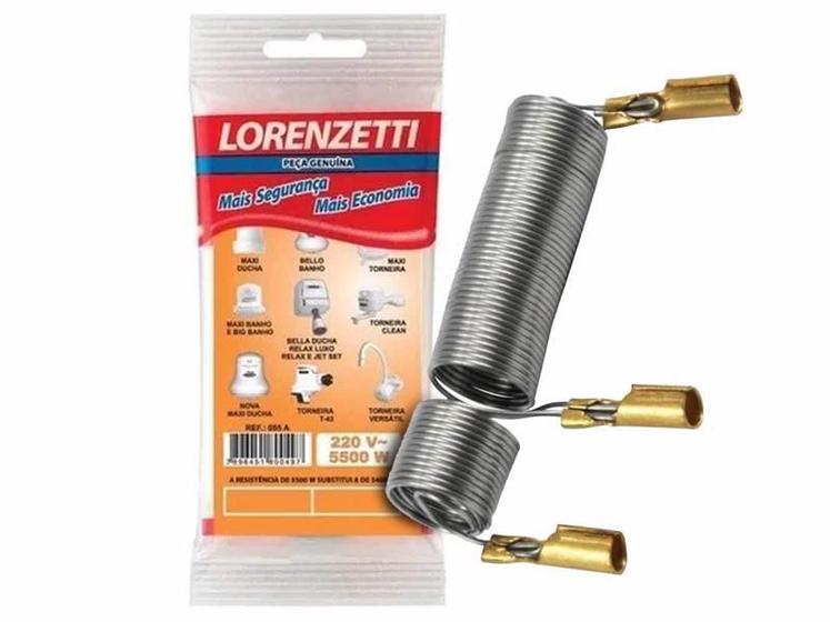 Resistência Maxi Banho 5500/220v Lorenzetti (055a) - Resistências Elétricas - Magazine Luiza