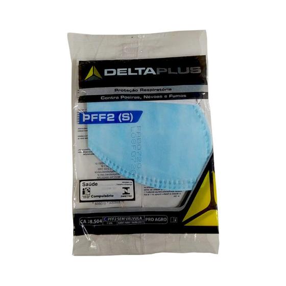 Respirador Descartável PFF2 Sem Válvula Delta Plus - Embalagem com 50 ...