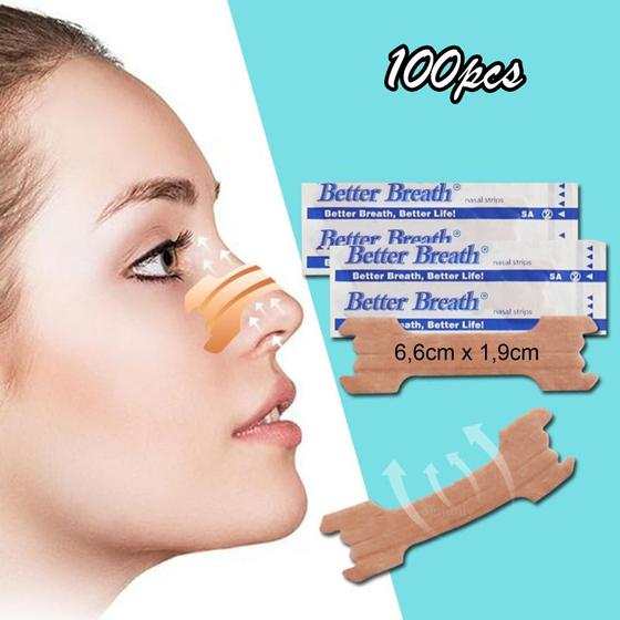 Respire Melhor Better Breath 100 Dilatador Nasal Adesivos - better ...