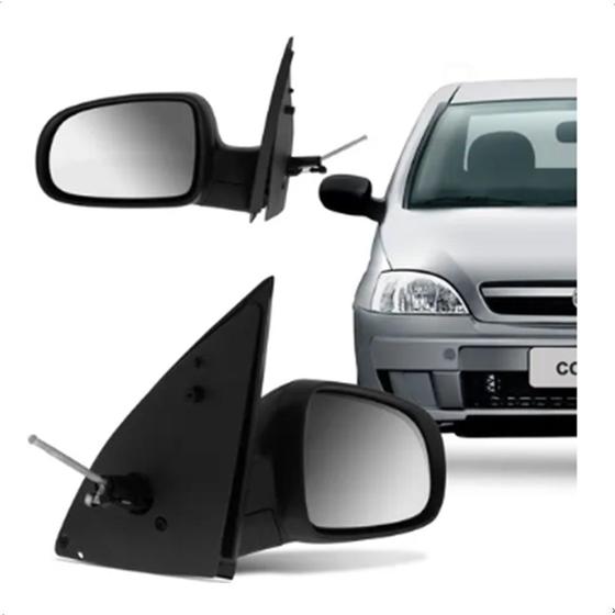 Retrovisor chevrolet corsa/montana 2 e 4 portas 2002 em diante lado direito com controle ...