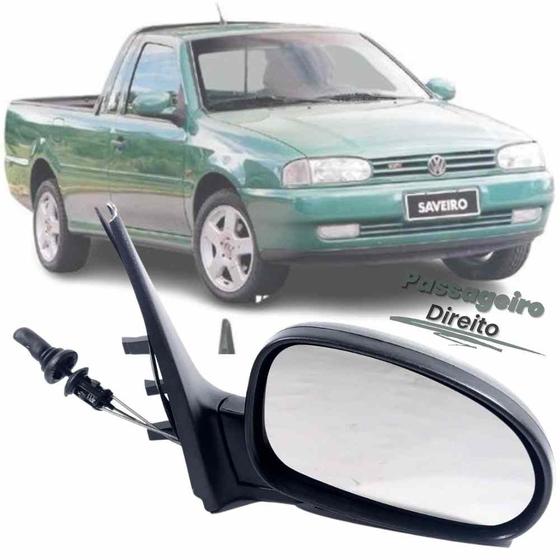 Retrovisor Direito Carona Volkswagen Saveiro bola Gol e Parati 4 Portas ...