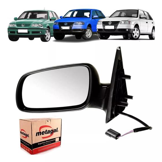 Retrovisor Gol G3 G4 Parati G4 4 Portas Elétrico Original esquerdo ...