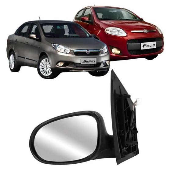 Retrovisor Palio Attractive 2012 2013 2014 2015 2016 Grand Siena 2012 a ...