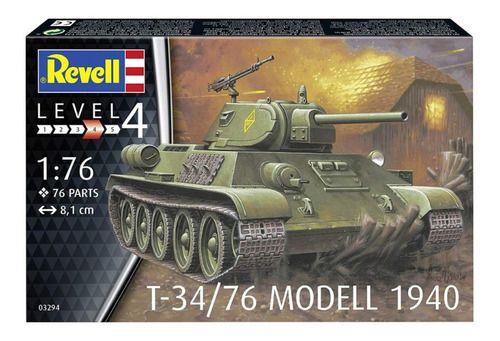 Revell Tanque T-34/76 Model 1940 1:76 Lv4 3294 - Carrinhos e Cia ...