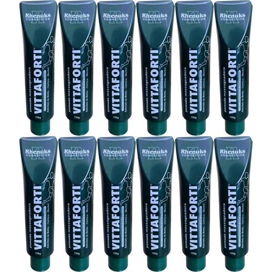 Revenda 12 Pomada Massageadora Vitafort Corrida Dor Muscular - Rhenuks ...