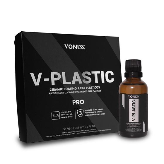 Revestimento Ceramic Coating para Plásticos Proteção UV SiO2 Vonixx V ...