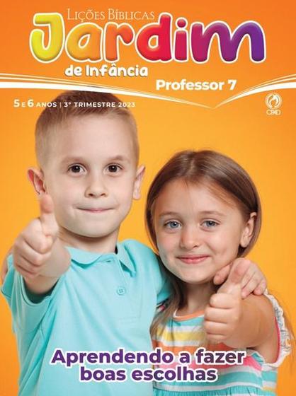 Revista Lições Bíblica Jardim de Infância Professor 3º Trimestre 2023 ...
