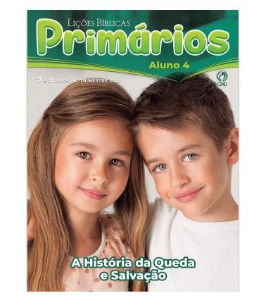 Revista Lições Bíblica Primários Aluno 4º Trimestre 2022 - CPAD ...