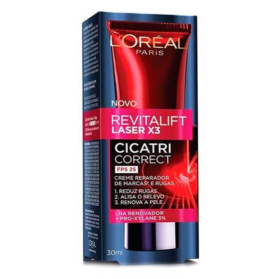 Revitalift Loreal Laser X3 Cicatri Correct Fps25 30ml - Outros Beleza e ...