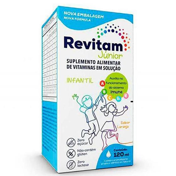 Revitam junior suplemento vitamínico 120ml sabor laranja - BIOLAB ...
