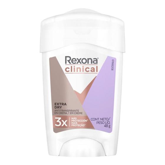 Rexona Clinical Creme Antitranspirante Pele Sensivel 48G - Unilever ...