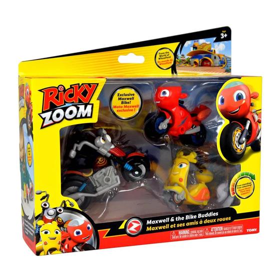 Ricky Zoom Kit 3 Motos Maxwell e The Bike Buddies 2094 Sunny ...