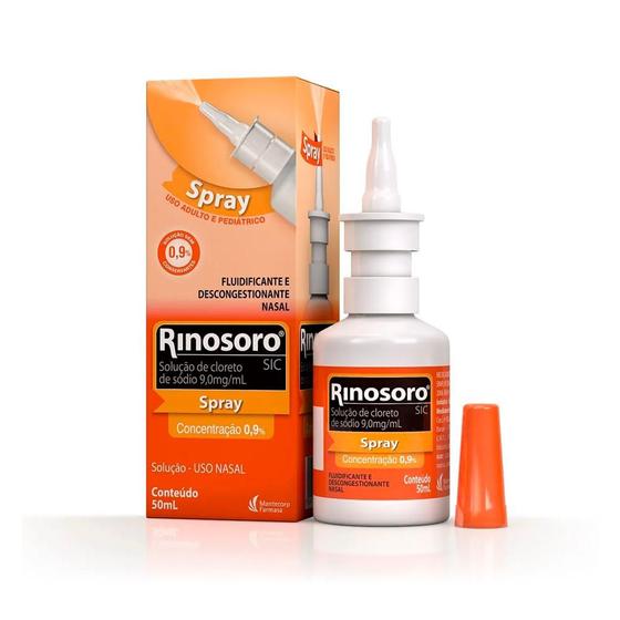 Rinosoro Spray 0,9% 50ml - Medicamentos - Magazine Luiza